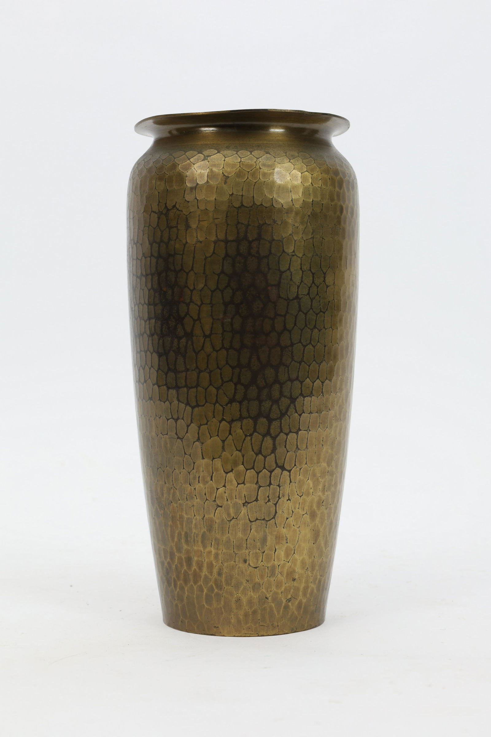 Arts And Crafts Roycroft Hammered Brass Vase (#0092) on Jul 09, 2022 ...