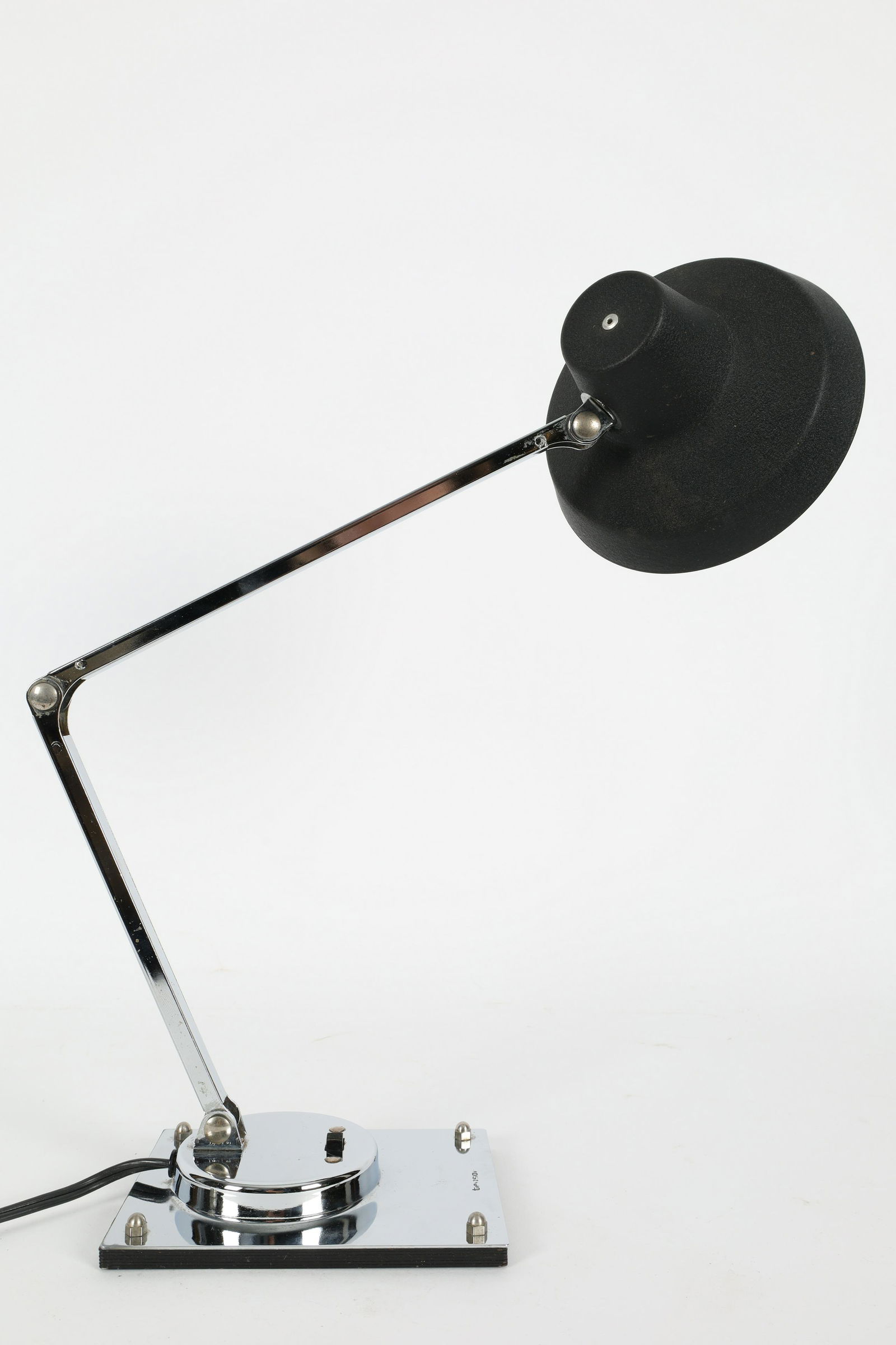 Mid Century Modern Chrome Black Tensor Desk Lamp
