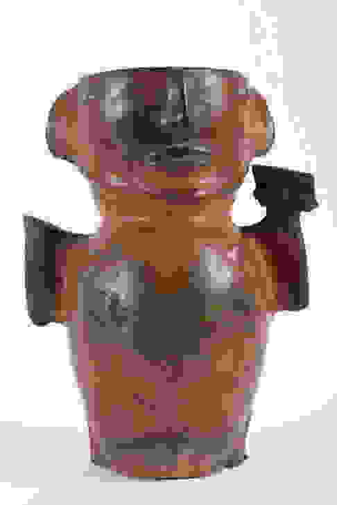 Antique Peruvian Clay Figural Ceremonial Cup Auction