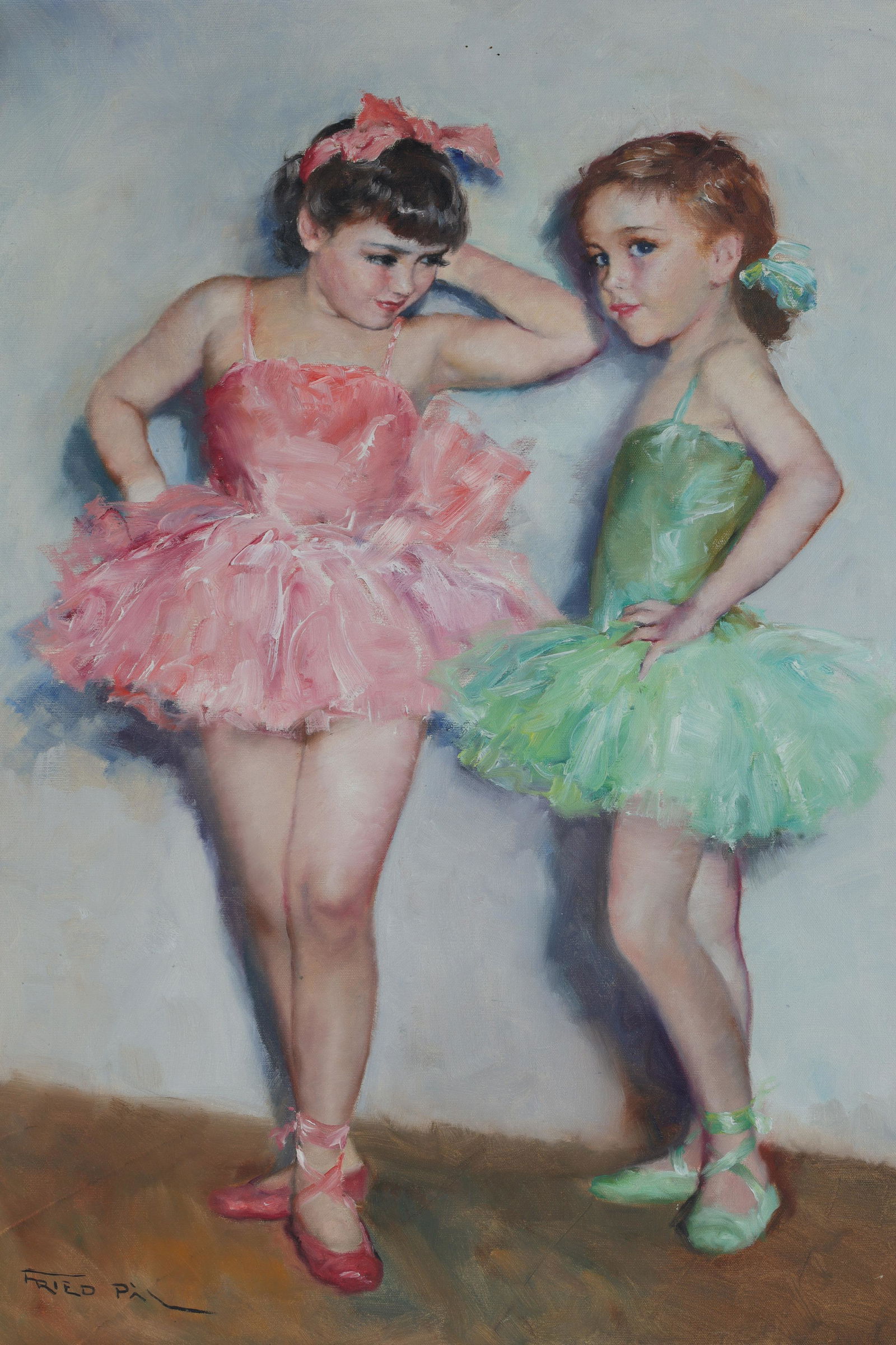 Pal Fried (american, 1893 1976) Ballet Dancers