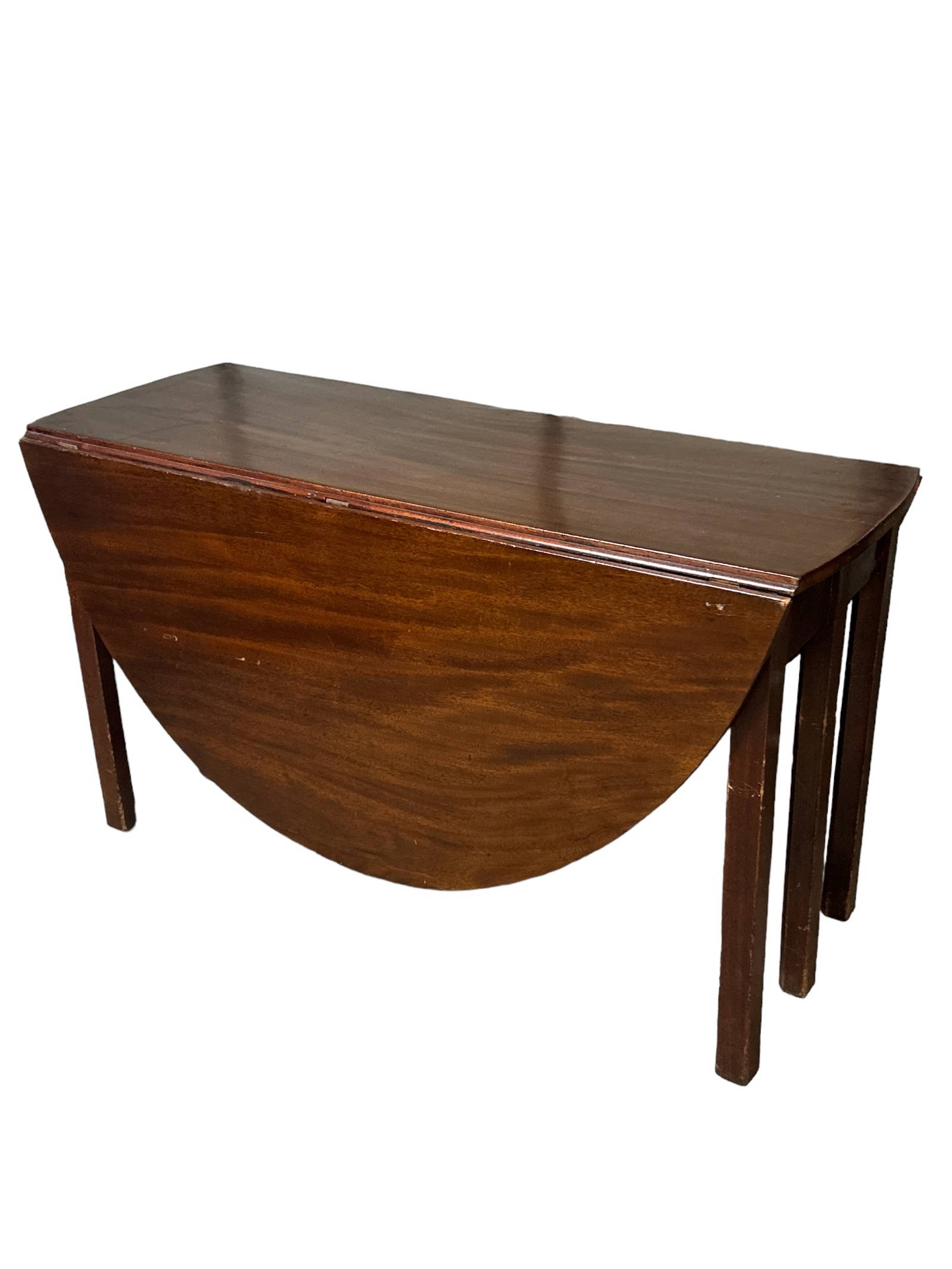 English Antique Mahogany Gate Leg Drop Leaf Table Auction