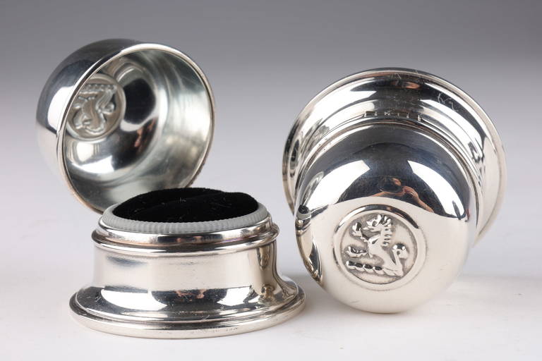 Pair Of Birks Regency Plate Ring Boxes