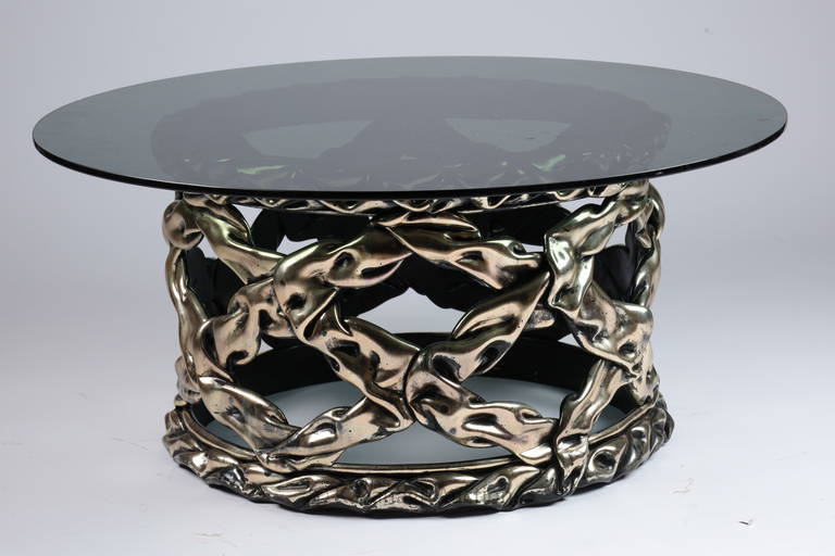 Tony Duquette Style Pulled Taffy Coffee Table