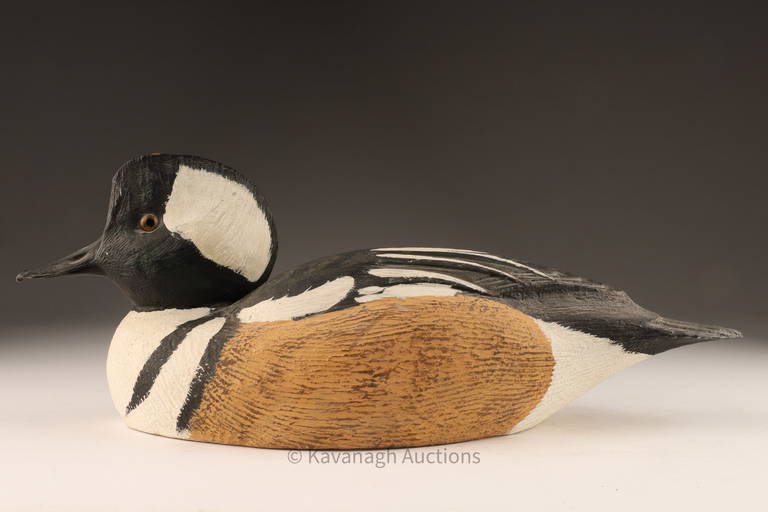 Folk Art Dan Wigle 1978 Hooded Merganzer Duck