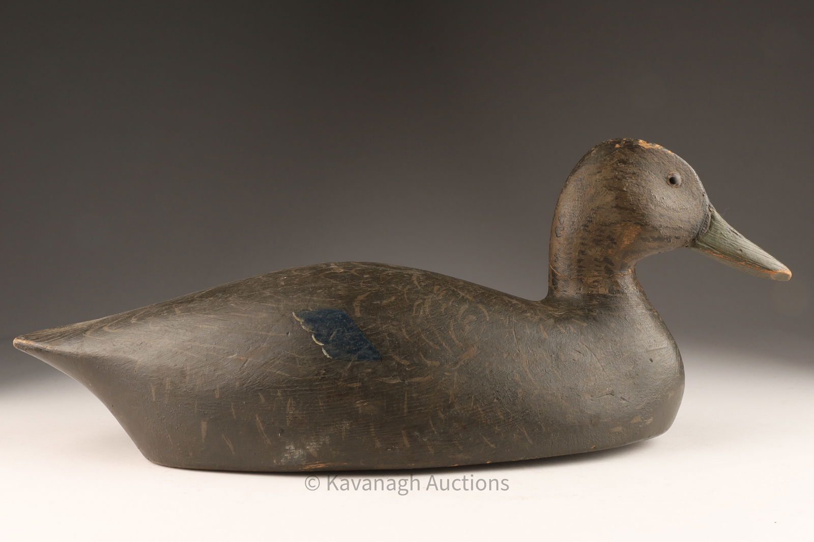 Black Duck Decoy Harold Wilkens Owen Sound Original Paint Auction