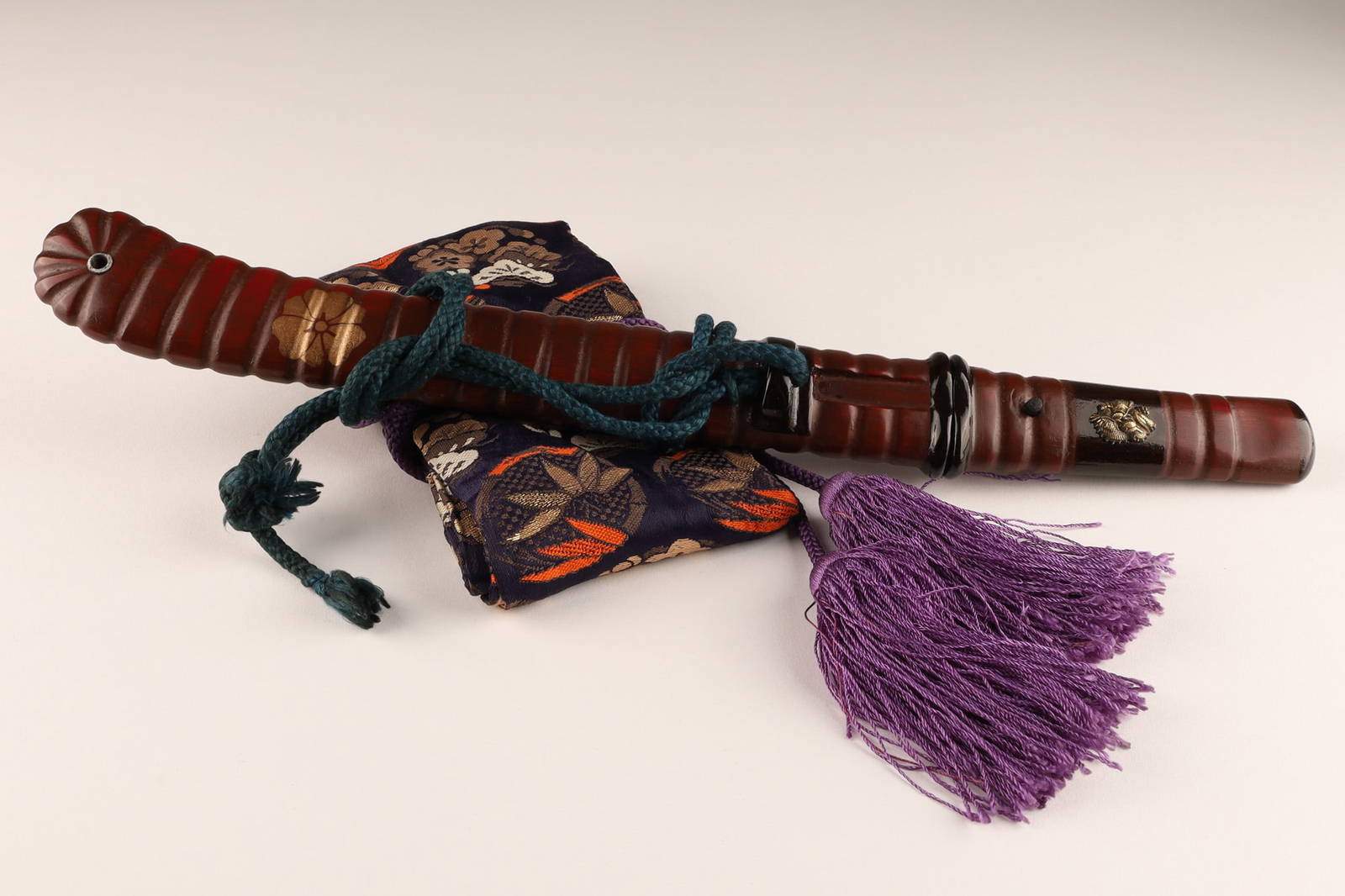 Japanese Samurai Red Shrimp Koshirae Tanto Kaiken Auction