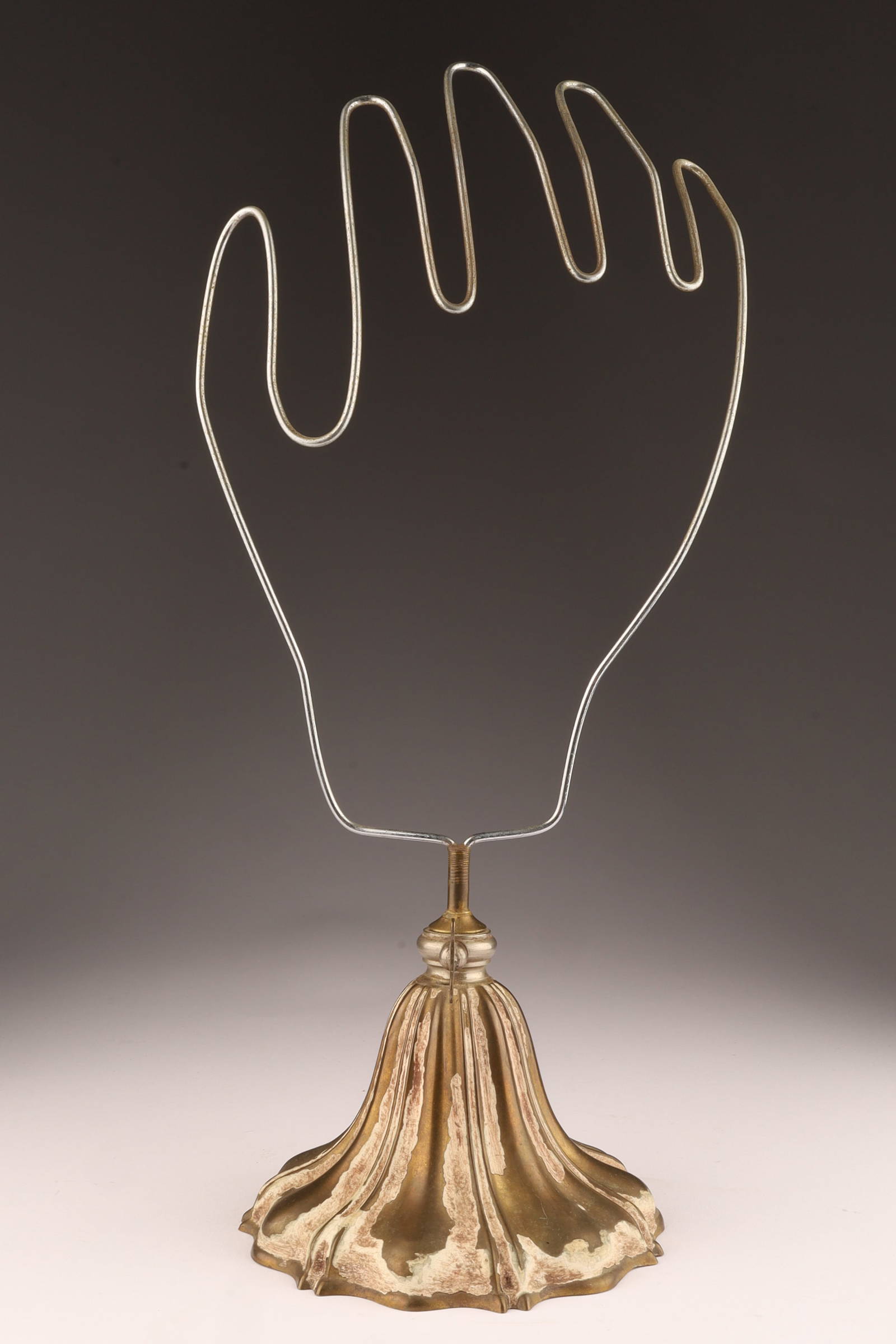 Folk Art Constructivism Wire Hand Sculpture Auction