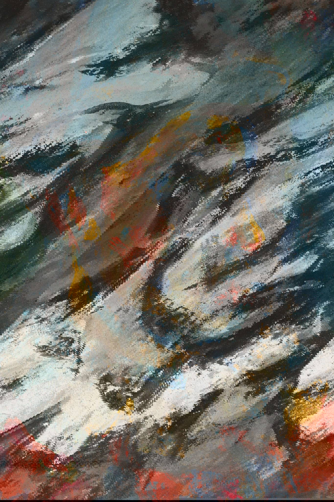 Attr. Georges Rouault (1871-1958) Clown Painting Auction