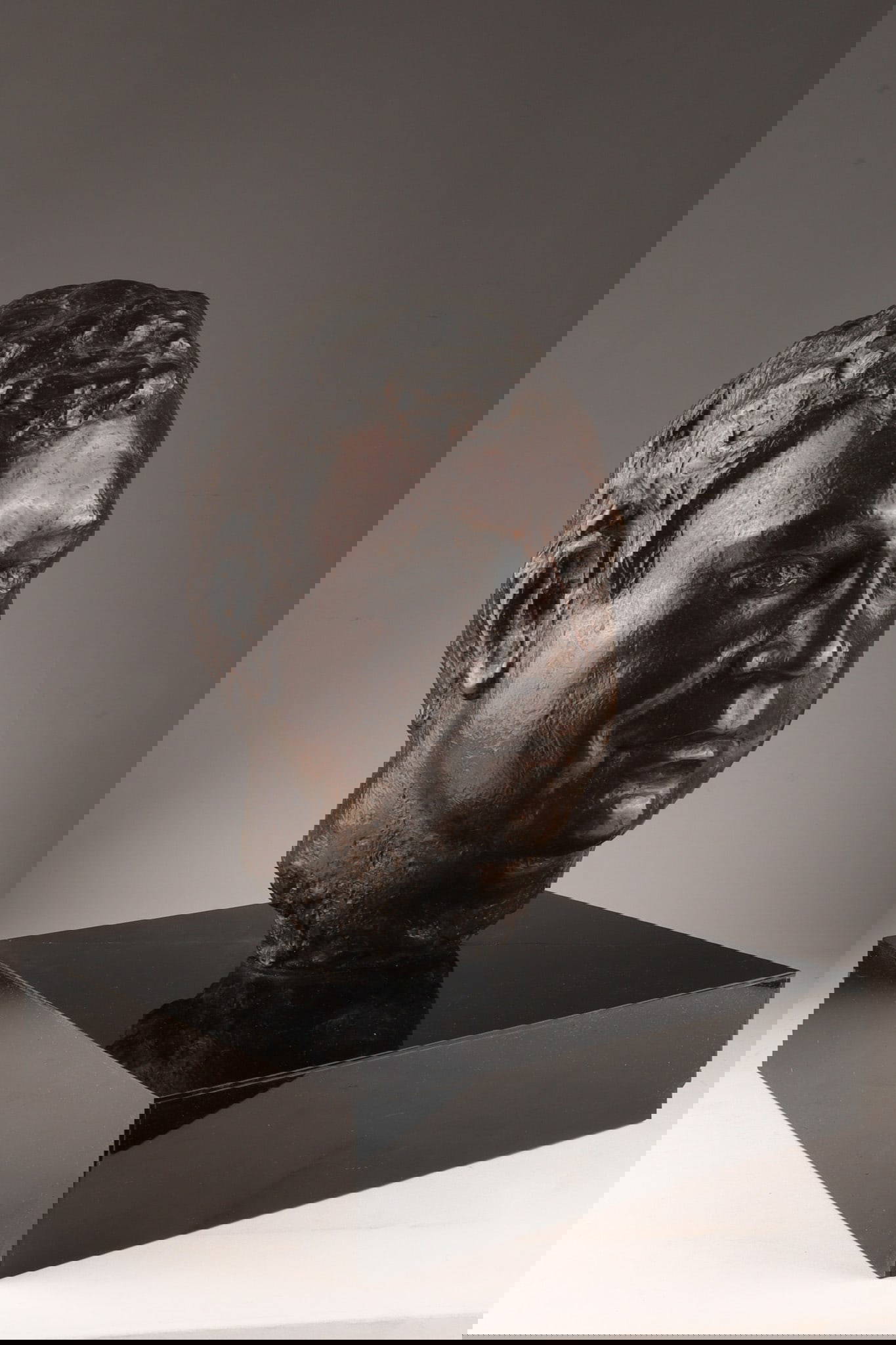 Guerino Ruba Italy Bronze Bust Of A Man Signed Auction