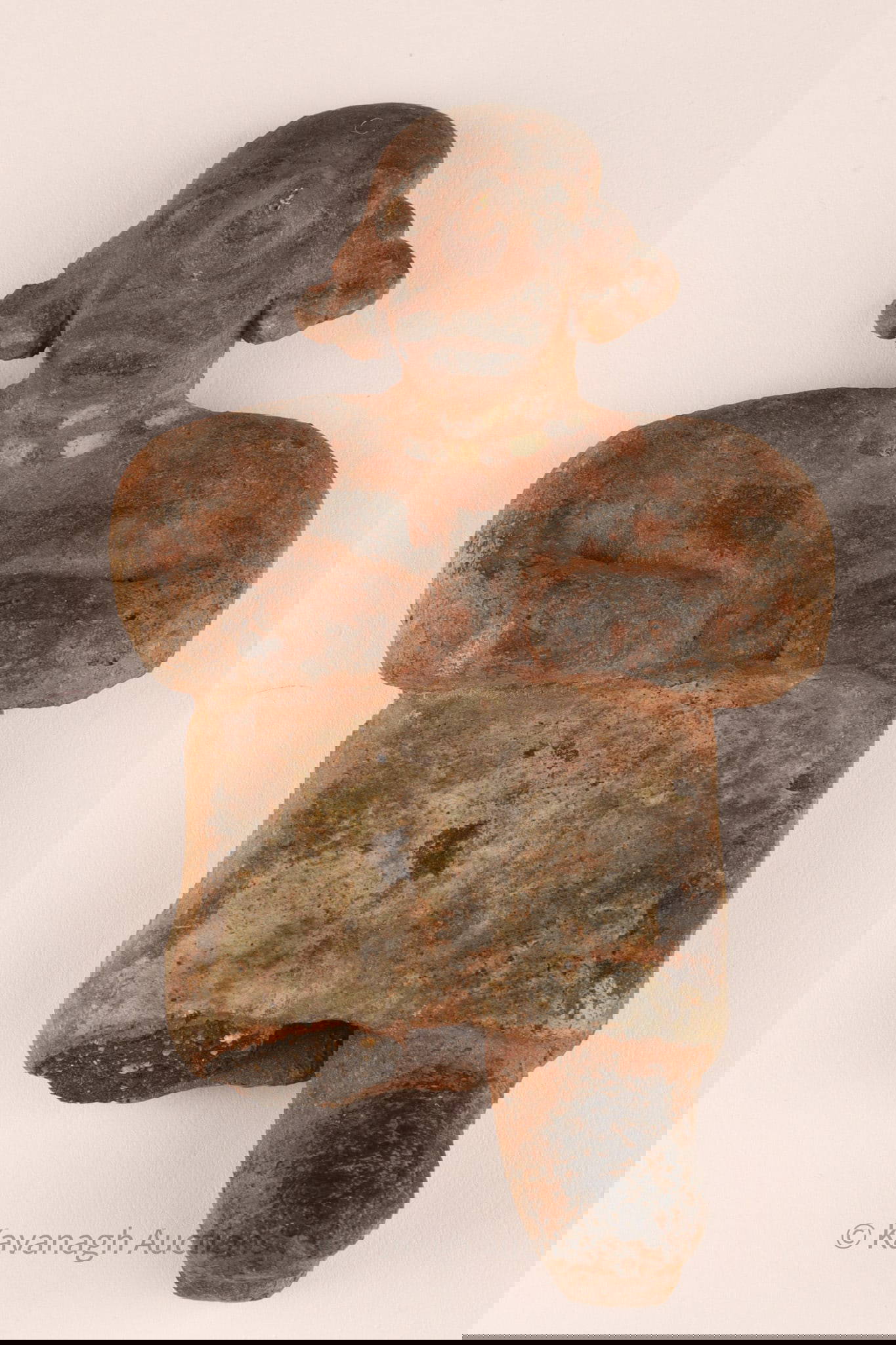 Pre-columbian Colima Statue Figure Of A Man Auction