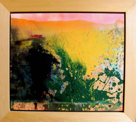 Ray Friesz, Mixed Media On Board