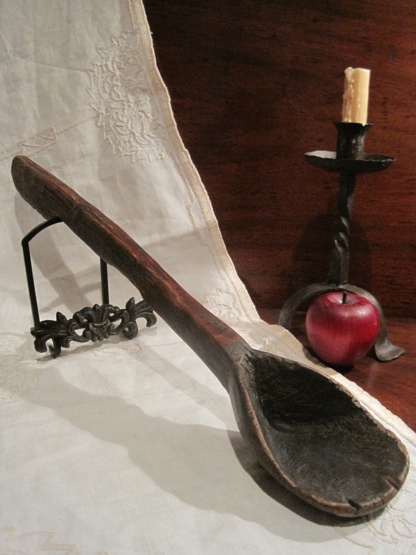 Native American Indian Folk Art Effigy Ladle