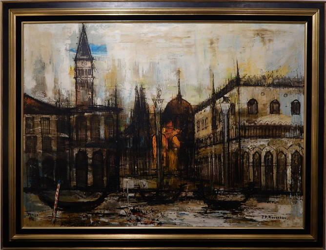 Jean Pierre Rousseau: 1966 Oil Painting Of Venice - Mar 01, 2017 ...