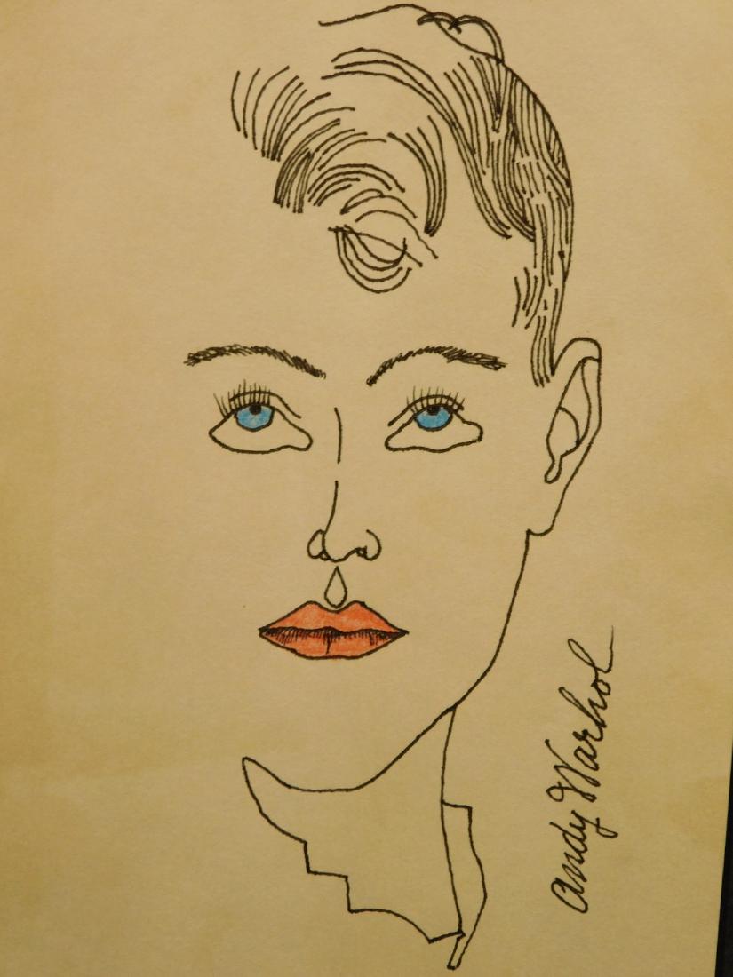 Andy Warhol: Young Man, Portrait drawing - May 24, 2017 | Woodshed Art ...