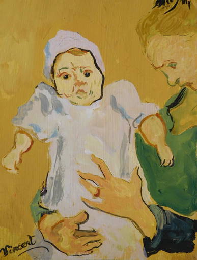 Vincent Van Gogh: Mother And Child