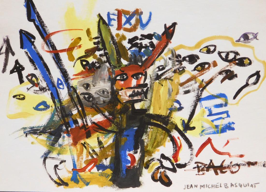 Jean Michel Basquiat: Composition based on EXU