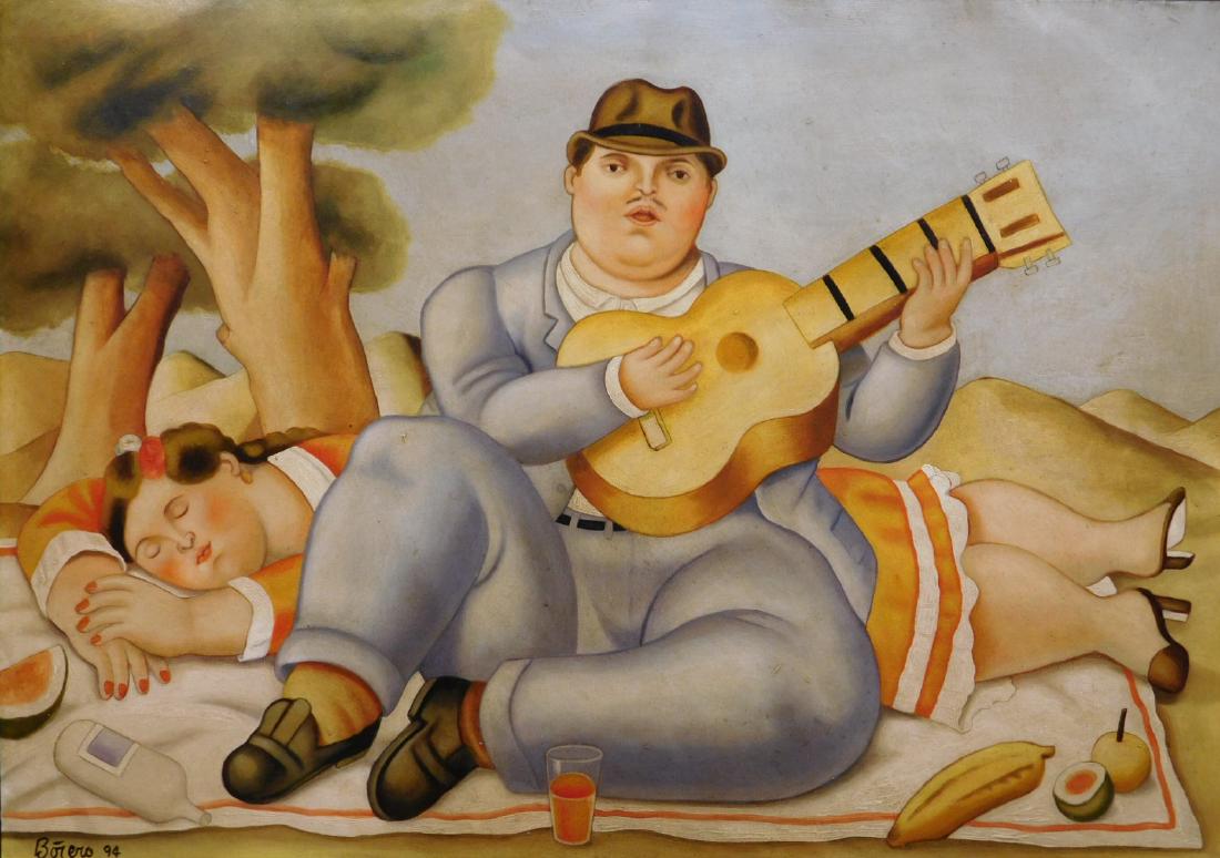 Fernando Botero: Untitled (The Picnic)