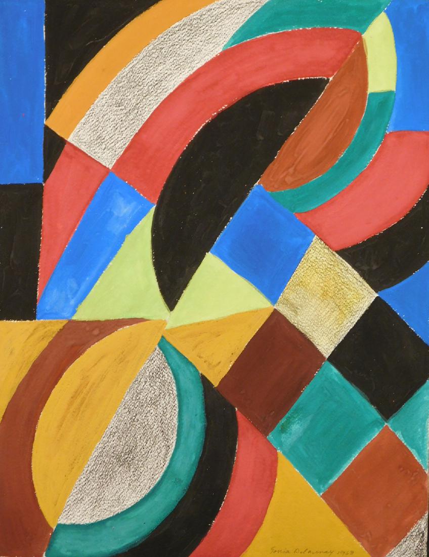 Sonia Delaunay: Abstract Composition