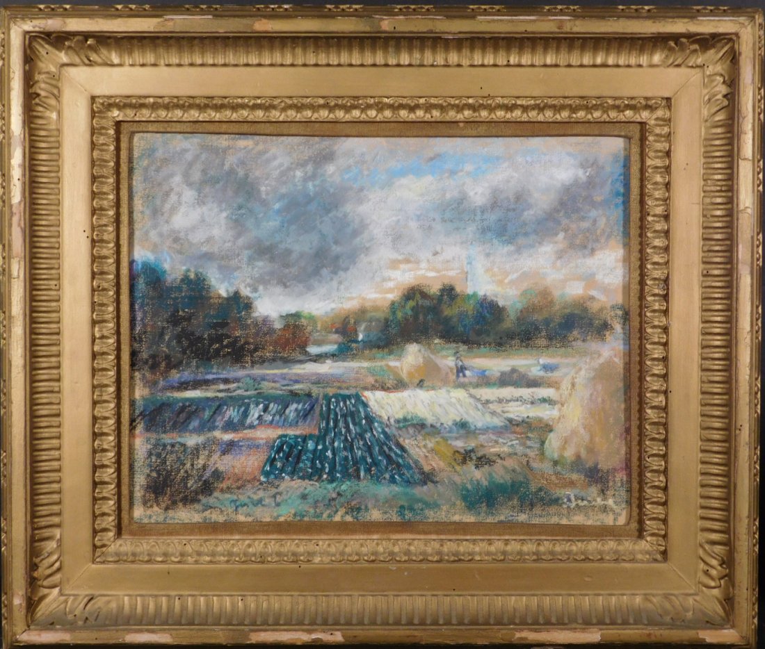 Pierre-Auguste Renoir: Pastel Landscape