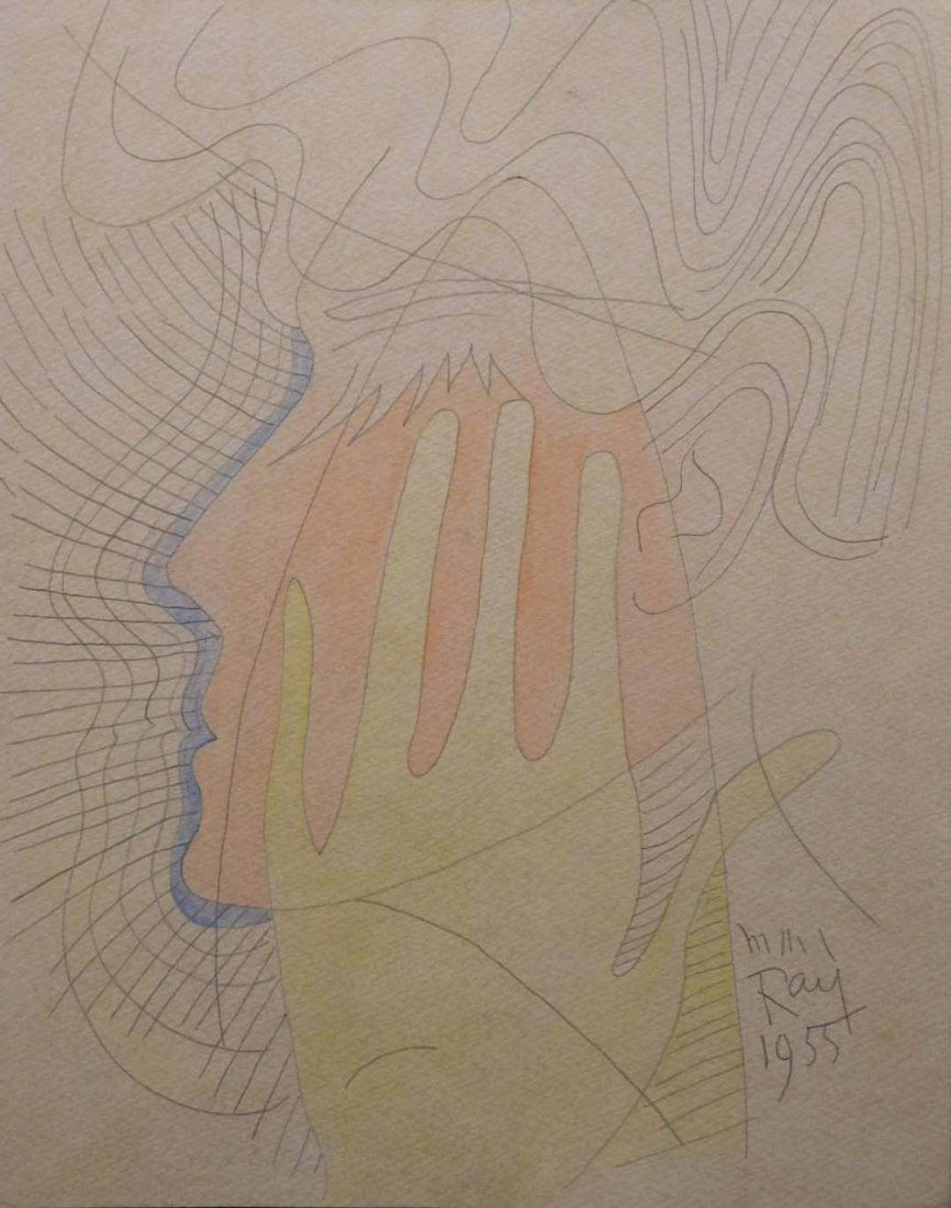 Man Ray: Semi Abstract Face, 1955