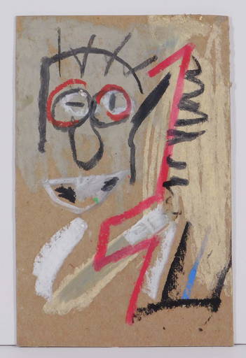 Jean Michel Basquiat, Manner Of: Cabeza Postcard