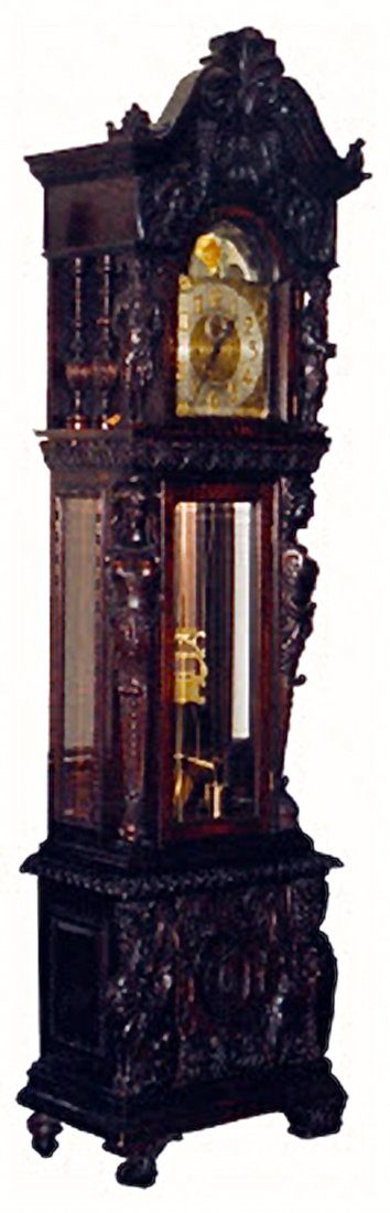 A LARGE OAKWOOD GRANDFATHER CLOCK, - Mar 26, 2013 | Ritchies ...