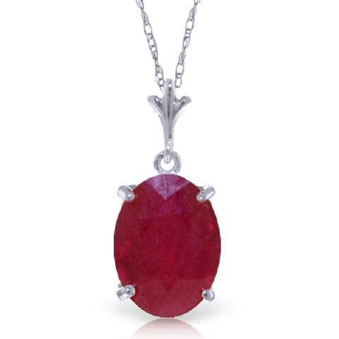 3.5 Carat 14k Real White Gold Not Just Seduction Ruby N