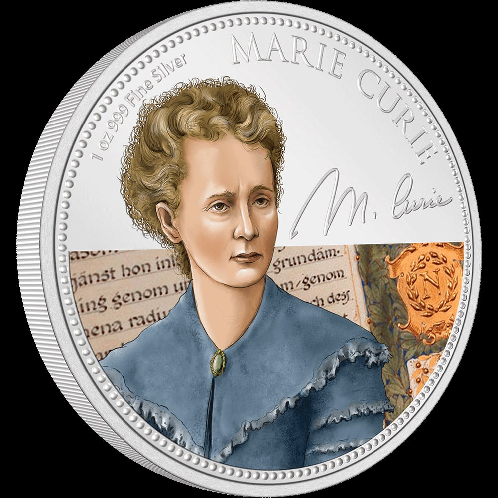 Women In History Marie Curie 1oz Silver Coin