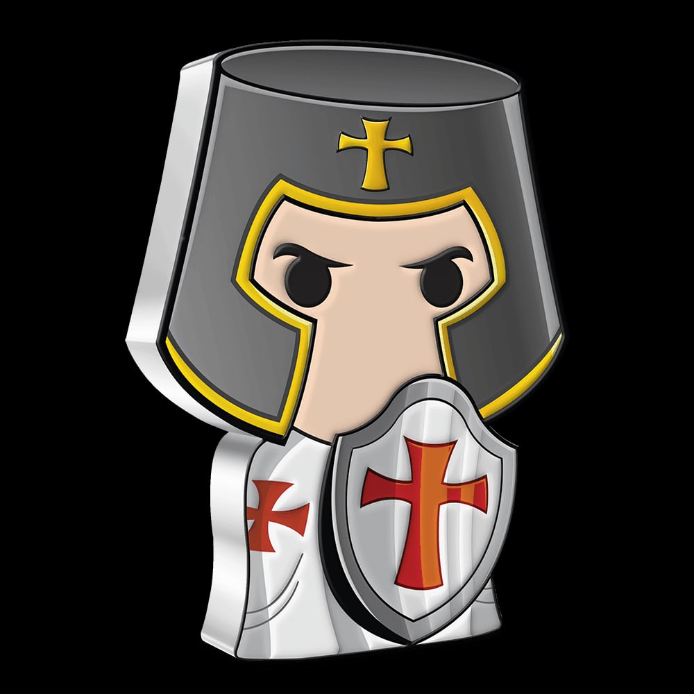 Warriors Of History - Knight Templar 1oz Silver Chibi(r Auction