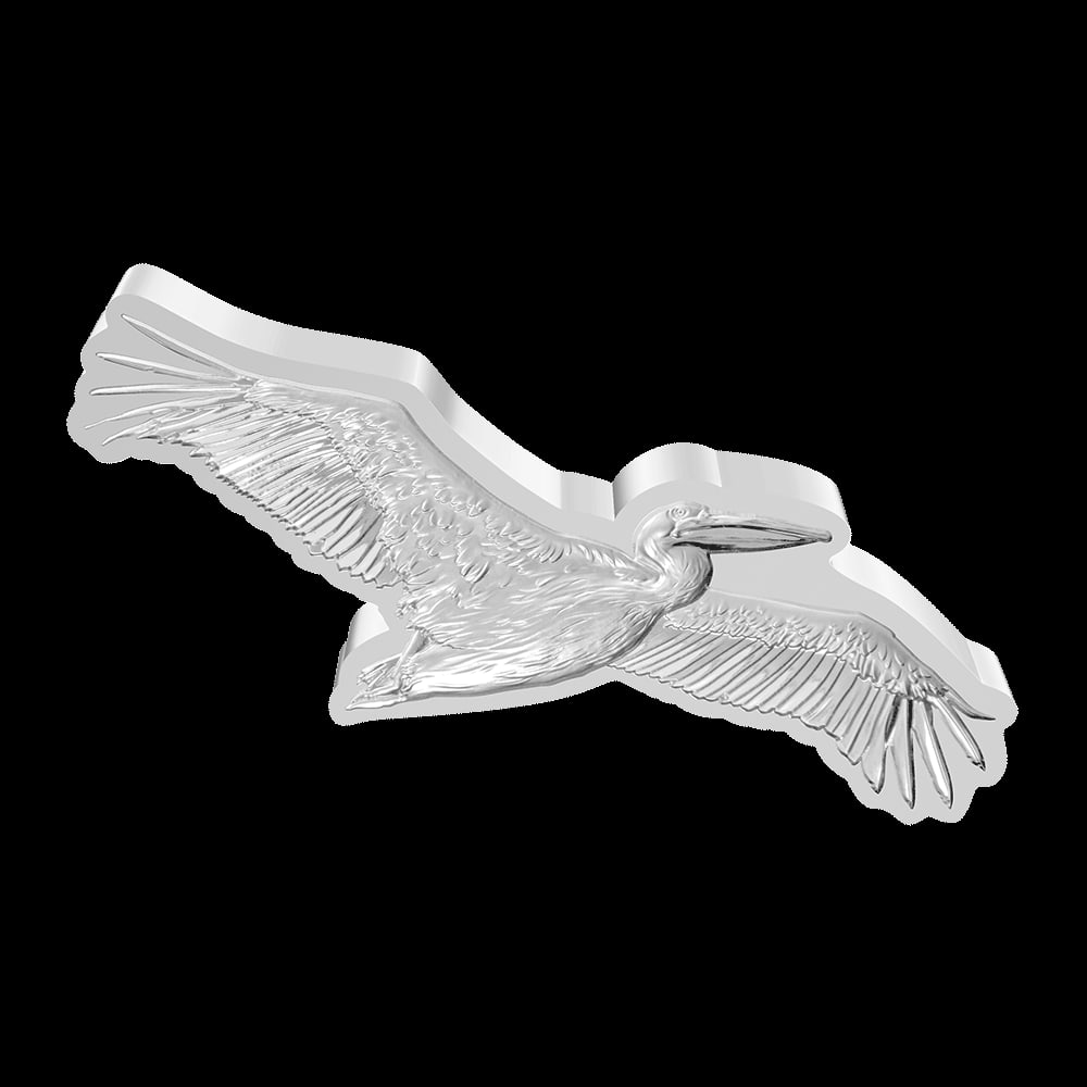 Great Birds - Great White Pelican 2oz Silver Coin Auction