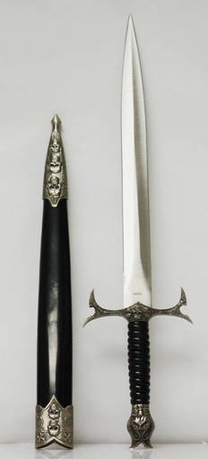 Gothic Style Dagger W/sheath