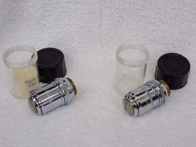 (2) Carl Zeiss Microscope Objectives Planapo 40/1.0