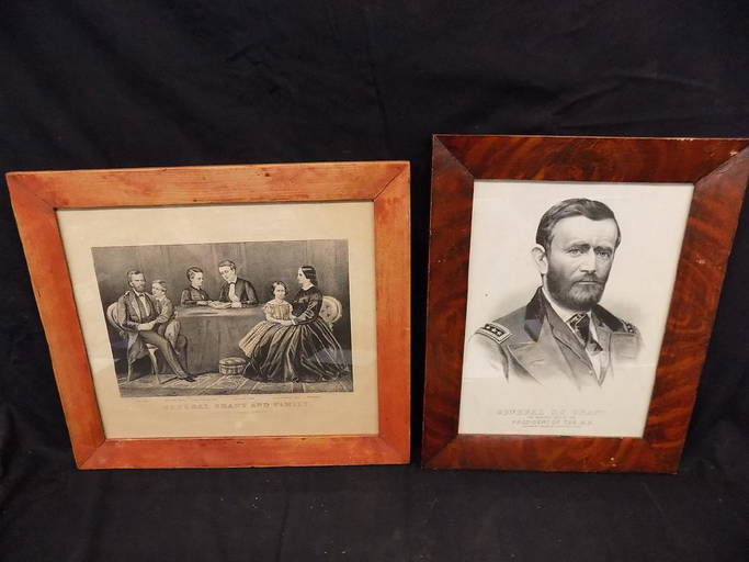 1867 General Grant And His Family Currier & Ives