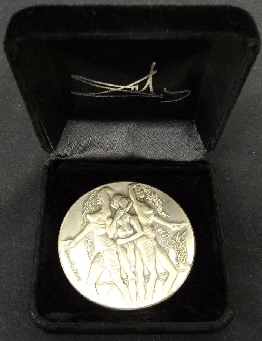 Salvador Dali "retrospective: .999 Silver Medallion"