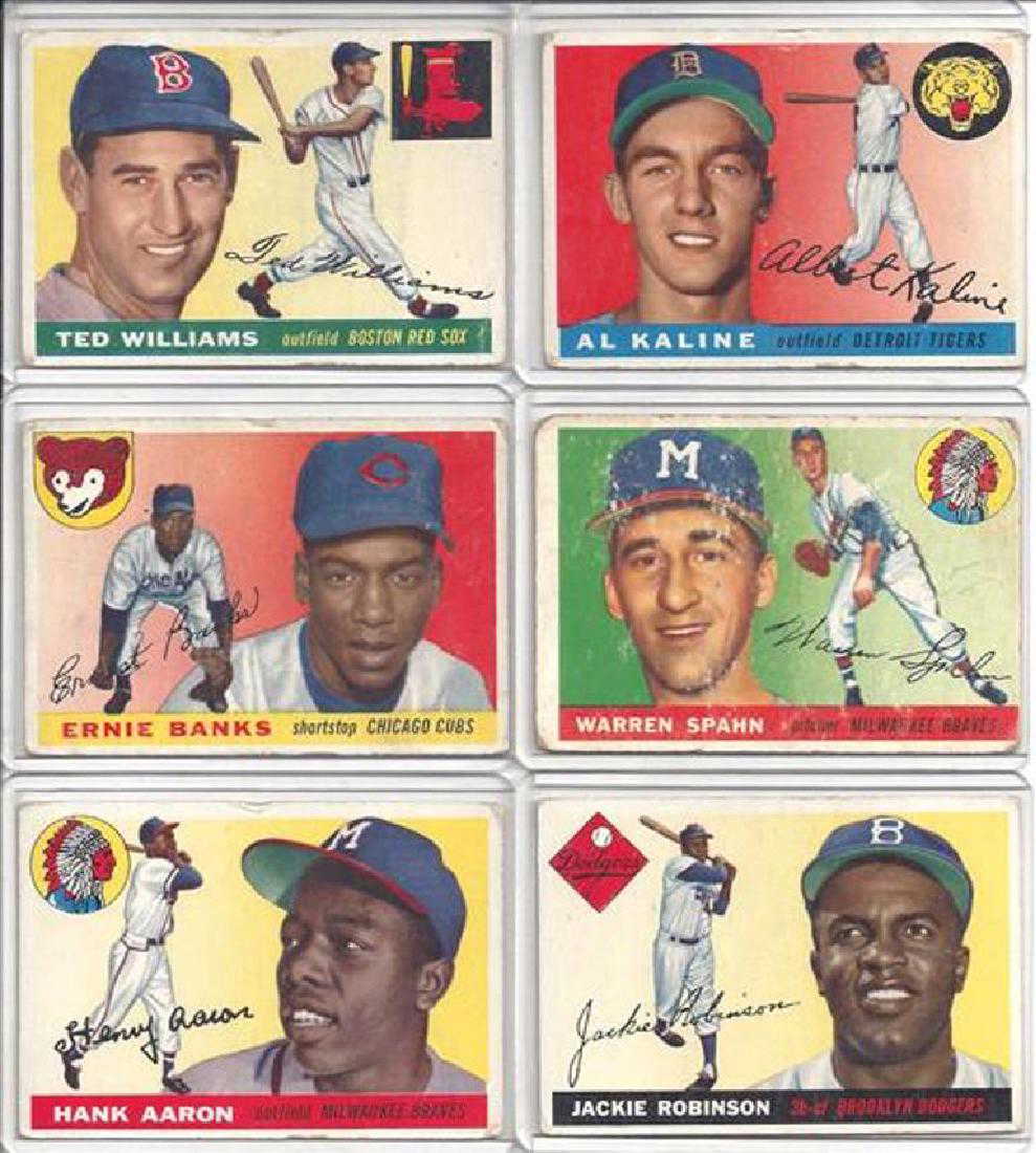 1955 Topps Baseball Card Lot, (147 Cards W Koufax,