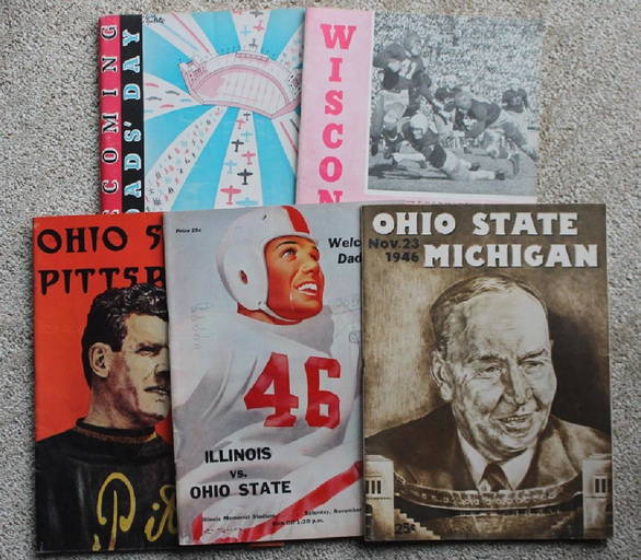 (5)ohio State Football Programs From 1946