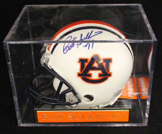 Pat Sullivan Heisman 1971 Signed Auburn Mini Helmet