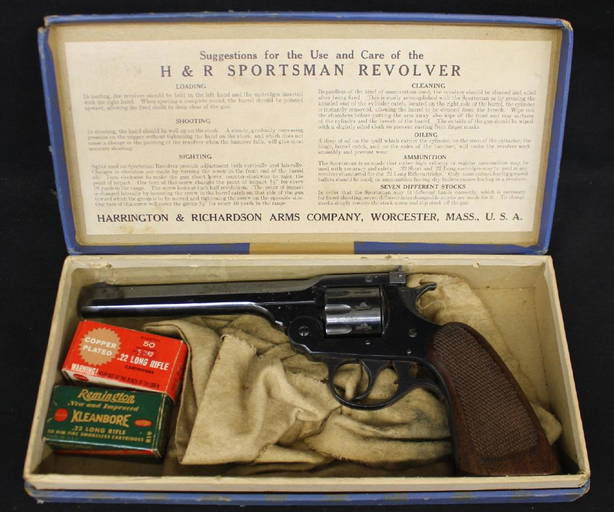 H&r Model 999 "sportsman" .22 Lr 9 Shot Revolver