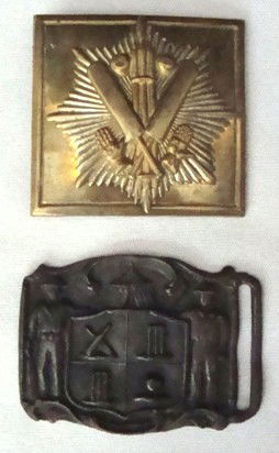 201: 1880's Cricket Belt Buckles