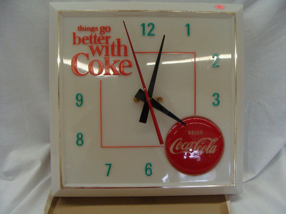 89: 1963 Hanover Coca-Cola Electric Clock