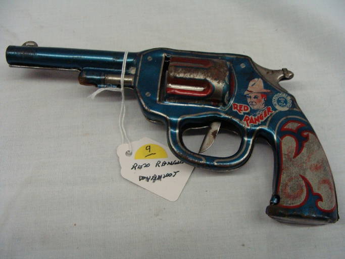1939 Red Ranger Toy Clicker Gun