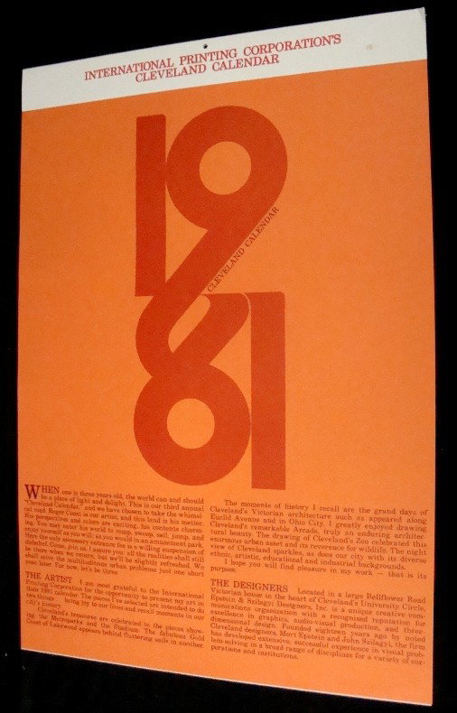 1981 Cleveland Calendar Feat Roger Coast