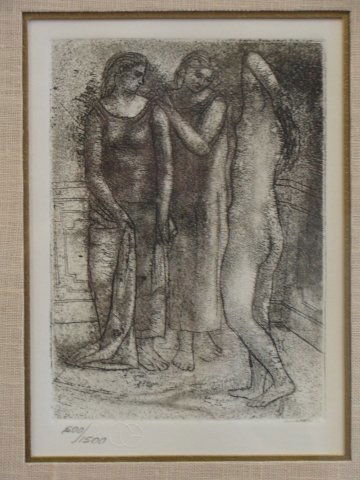 The Three Graces, Picasso Le 500/1500 Etching