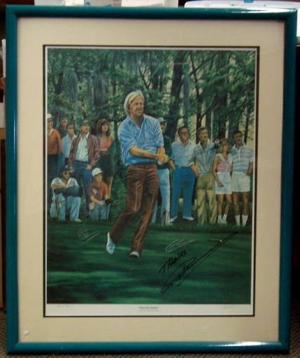 Greg Norman Signed Artist Proof "one For Jamie' Limited