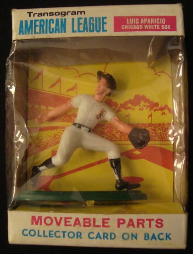 1969 Transogram #24 Luis Aparicio Complete Box W Statue