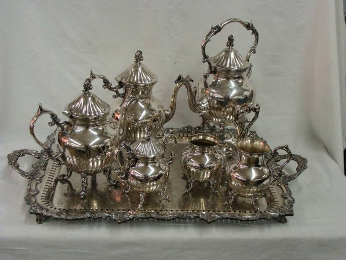 7 Piece Birmingham Silver Co Tea Coffee Service Set