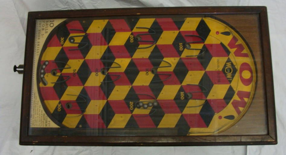 1932 Mills Novelty Wow Nickel Pinball Machine Working