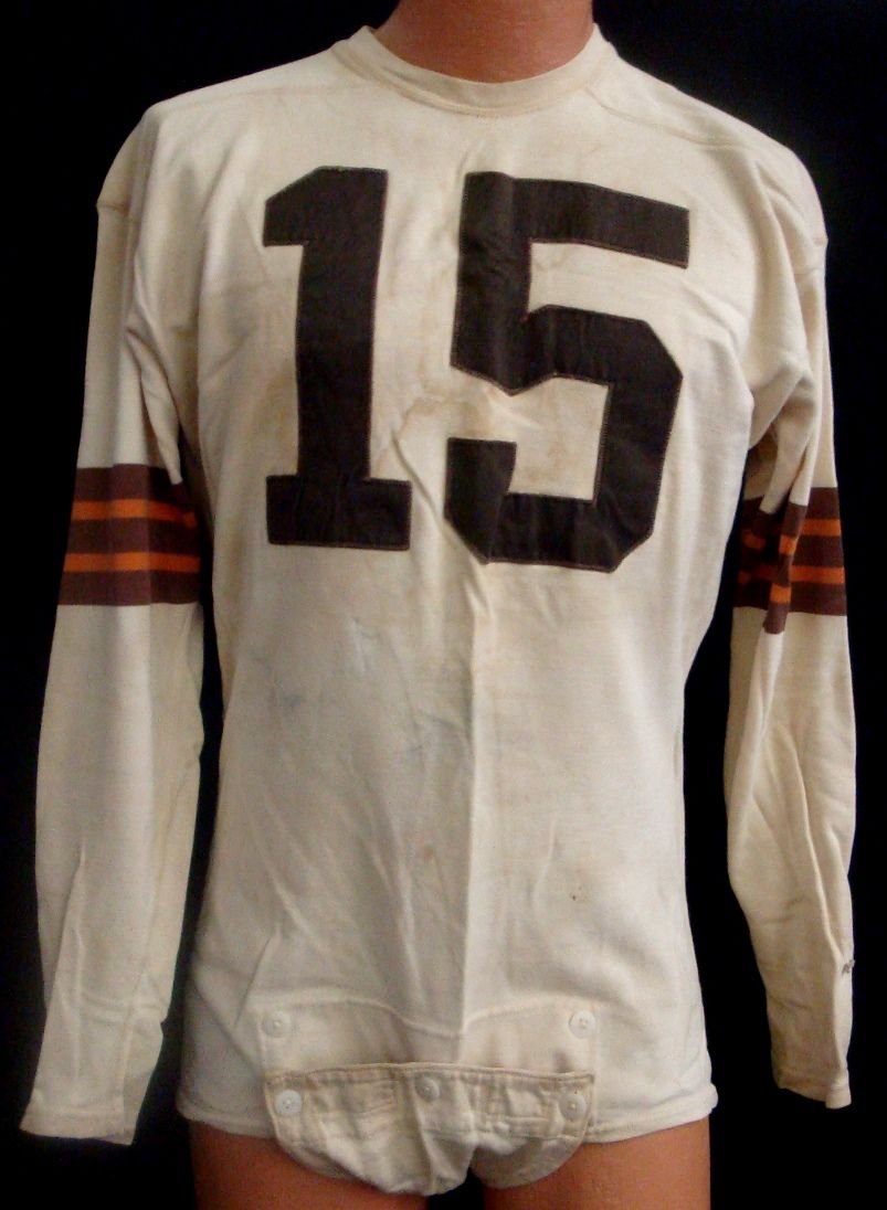 Bert Rechichar 1952 Cleveland Browns Game Worn Jersey
