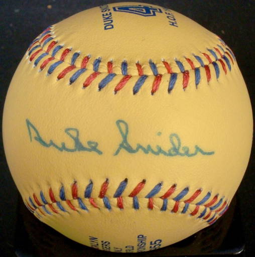 Duke Snider Signed Commemorative 1955 Dodgers World - Jun 13, 2015 ...