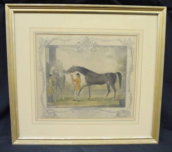 Richard Houston Mezzotint 1756 The Portraiture Of